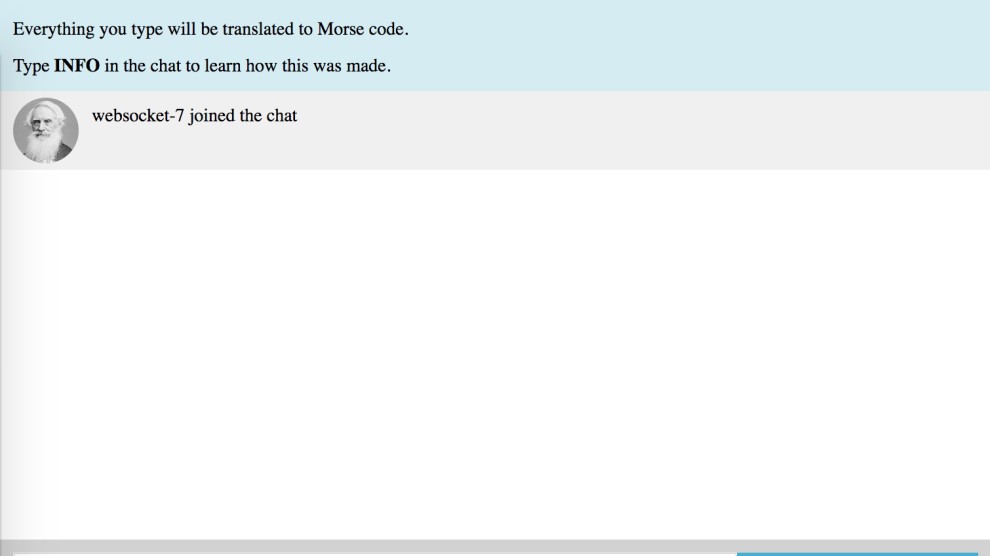 Morse Chat Demo Enonic Market